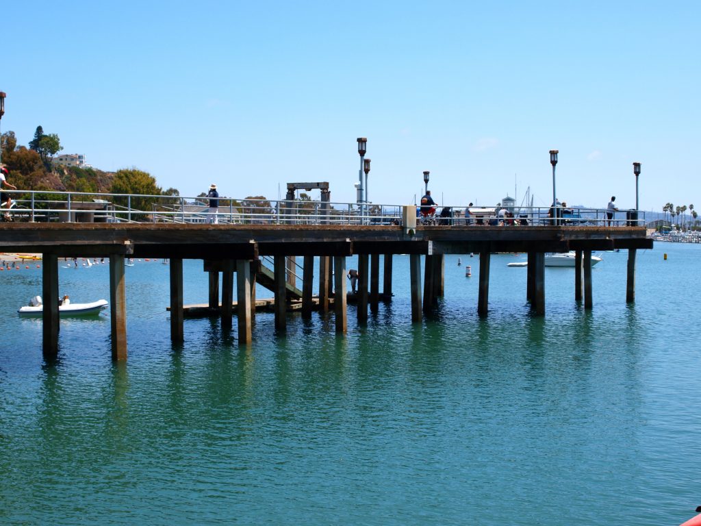 Dana Point Harbor Fishing Pier - Pier Fishing in California