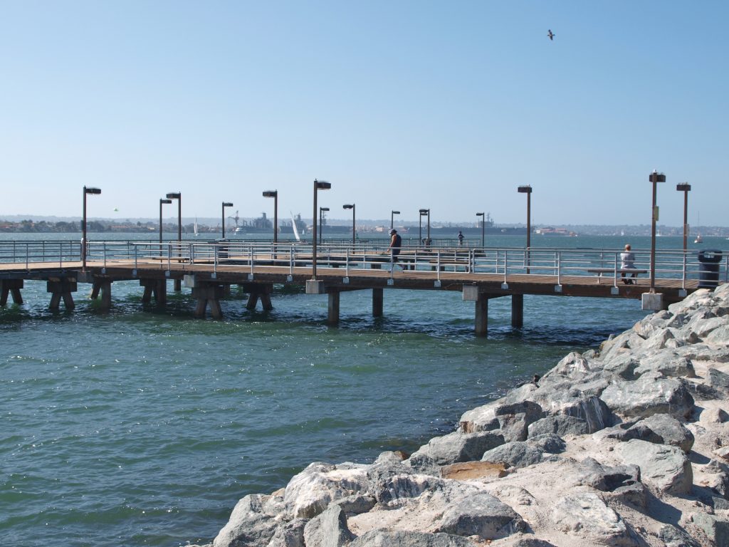 Embarcadero Marina Park Pier — San Diego - Pier Fishing in California