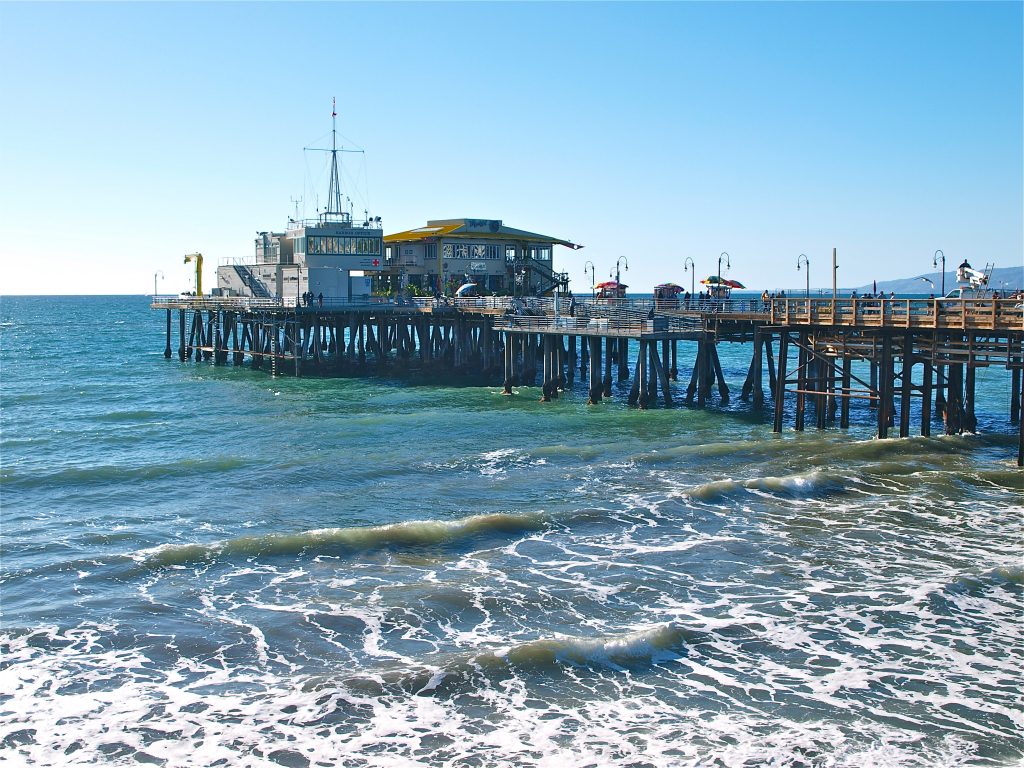 Santa Monica Pier - Pier Fishing in California