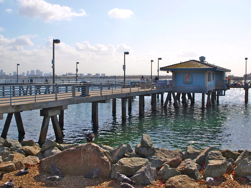 Shelter Island Pier — San Diego - Pier Fishing in California